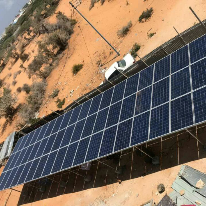 JNTECH 22kW Hybrid Deep Well Solar Water Pump System With AC Power Pack